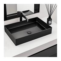 China Luxury Style Bathroom Sinks For Hotel Apartment Toilet Chinese Factory Produces And Wholesales Black Gold 304 Stainless Steel Bathroom Sinks for sale