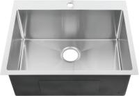 China Handcrafted Top Mount Stainless Steel Kitchen Sink With Radius R10 Coved Corners for sale