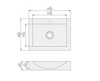 China Sound Reduction Bathroom Sink Heavy Duty 16 Gauge SUS304 Material for sale