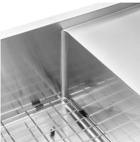 China 16 Gauge Stainless Steel Sink With Drainboard , Undermount Handmade Kitchen Sink for sale