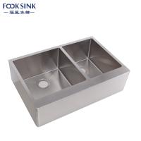 China 304 SS Apron Style Sink , Undermount Apron Front Sink For Hotel / Restaurant for sale