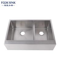 China Farmhouse Apron Front Stainless Steel Kitchen Sink With Long Using Life for sale