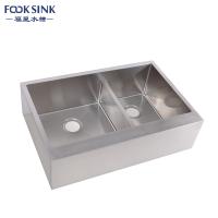 China Farmhouse Apron Front Stainless Steel Kitchen Sink With Long Using Life for sale