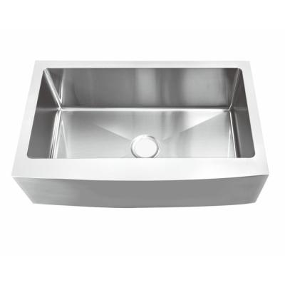 China Handmade 33 Inch Apron Stainless Steel Kitchen Sink Easy Maintenance for sale