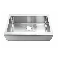 China 14g/16g Thickness Apron Stainless Steel Kitchen Sink For Home Lifetime Warranty for sale
