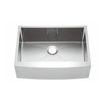 China Undermount Apron Stainless Steel Kitchen Sink With Polished Surface Treatment for sale