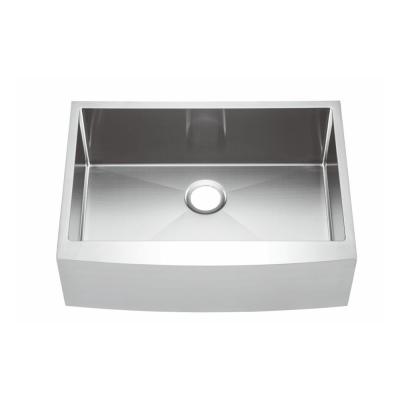 China Undermount Apron Stainless Steel Kitchen Sink With Polished Surface Treatment for sale