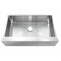 China Durable Apron Stainless Steel Kitchen Sink 14G/16G/18G Thickness Farmer house for sale