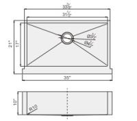 China Stainless Steel Single Basin Kitchen Sink Modern Design CUPC Certified for sale