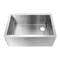 China Silver Apron Stainless Steel Kitchen Sink Top Mount & Undermount Installation for sale