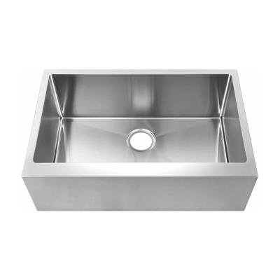 China Modern Design Silver Apron Stainless Steel Kitchen Sink CUPC Certificate for sale