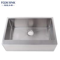 China Modern Design Silver Apron Stainless Steel Kitchen Sink CUPC Certificate for sale