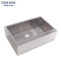 China Modern Design Silver Apron Stainless Steel Kitchen Sink CUPC Certificate for sale
