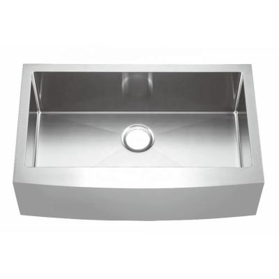 China OEM/ODM Single Bowl Apron Front Sink , Hand Made Stainless Steel Apron Front Sink for sale