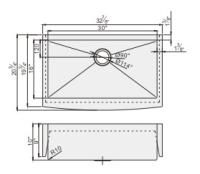 China OEM/ODM Single Bowl Apron Front Sink , Hand Made Stainless Steel Apron Front Sink for sale