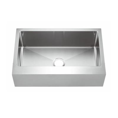 China New Design Apron Stainless Steel Kitchen Sink With Luxurious Satin Finish for sale