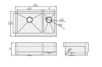 China Farmhouse Apron Stainless Steel Kitchen Sink With CUPC Certification for sale