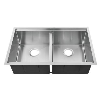 China Durable 304 Stainless Undermount Bathroom Sink For Bath Dining Room for sale