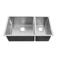 China Double Drainer Kitchen Sinks Stainless Steel Undermount Installation for sale