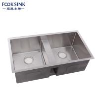China Fashion Design Double Bowl Kitchen Sink Stainless Steel 304 Material for sale