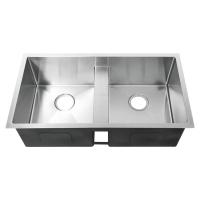 China Fashion Design Double Bowl Kitchen Sink Stainless Steel 304 Material for sale