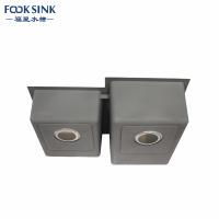 China Double Bowl Undermount Kitchen Sink Manual Made With Polished Surface for sale