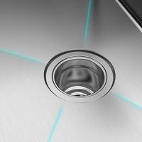 China High Temperature Resistant Low Divide Kitchen Sink With High Durability for sale