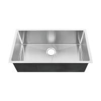China Modern Design Undermount Stainless Steel Kitchen Sink Sliver Color for sale