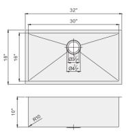 China Modern Design Undermount Stainless Steel Kitchen Sink Sliver Color for sale