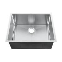 China Durable Undermount Stainless Steel Kitchen Sink Exterior Dimensions 25 Inch X 20 Inch for sale