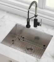 China Durable Undermount Stainless Steel Kitchen Sink Exterior Dimensions 25 Inch X 20 Inch for sale