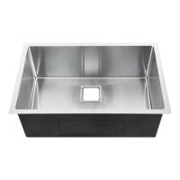 China 28 Inch Undermount Stainless Steel Kitchen Sink Brushed Surface Treatment for sale