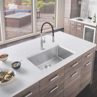 China 28 Inch Undermount Stainless Steel Kitchen Sink Brushed Surface Treatment for sale