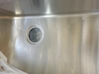 China 16 Gauge Stainless Steel Single Basin Undermount Kitchen Sink Rectangular Shape for sale