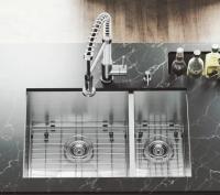 China 29 Inch Undermount Kitchen Sink Premium 304 Grade Stainless Steel Material for sale