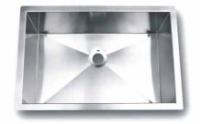 China Custom Size Undermount Double Sink Stainless Steel With Drain Board / Under Mount Stainless Steel Kitchen Sink for sale