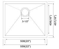China Custom Size Undermount Double Sink Stainless Steel With Drain Board / Under Mount Stainless Steel Kitchen Sink for sale