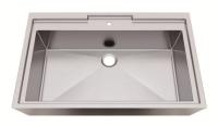 China Handcrafted Bathroom Sink Undermount Installation Commercial Grade Brushed Finish for sale