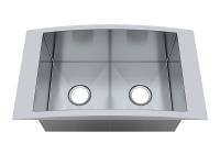 China Handcrafted Stainless Steel Kitchen Sinks 18 Gauge Top Mount With Long Using Life for sale