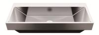 China Washroom Bathroom Sink Handcrafted 16 Gauge Stainless Steel Material for sale