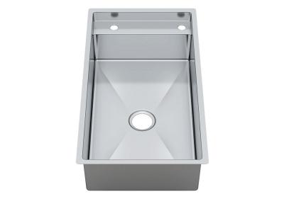 China Luxurious Single Bowl Bathroom Sink Commercial Grade Brushed Finish for sale