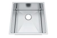 China Handmade Top Mount Stainless Steel Sink , Square Hole Commercial Sink Unit for sale