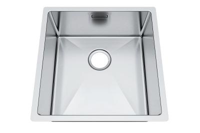China Handmade Top Mount Stainless Steel Sink , Square Hole Commercial Sink Unit for sale