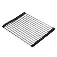 China Kitchen Sink Grids Stainless Steel , Customized Rectangular Metal Sink Grid for sale