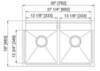 China Rectangular Top Mount Kitchen Sink , High End Stainless Steel Sinks With Faucet for sale