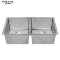 China Square Single Bowl Undermount Stainless Steel Kitchen Sink Easy Cleaning for sale