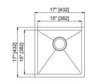 China Anti Rust Rectangular Single Bowl Undermount Stainless Steel Sink Lifetime Warranty for sale