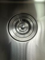 China 32 Inch Undermount Stainless Steel Kitchen Sink Good Corrosion Resistance / Offset Stainless Steel Kitchen Sink for sale