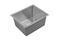 China Rectangular Stainless Steel Corner Kitchen Sink Durable Nano Sliver 1.2 think for sale