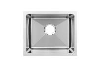 China Rectangular Stainless Steel Corner Kitchen Sink Durable Nano Sliver 1.2 think for sale